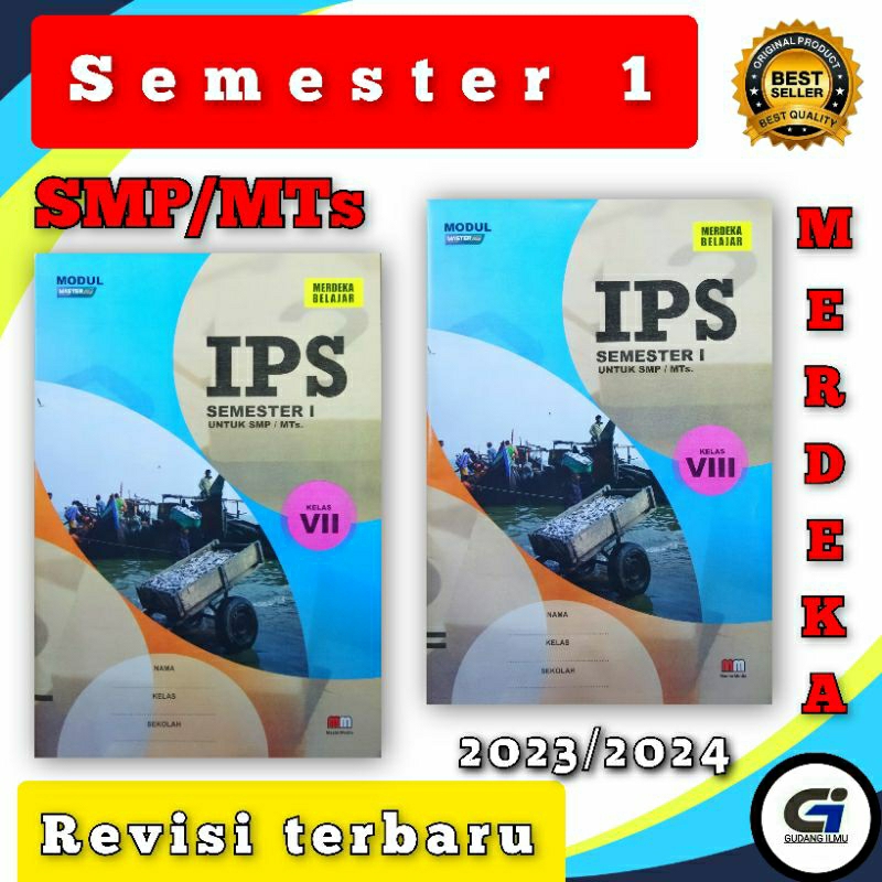 Jual Lks Ips Smp Mts Kelas 7 8 Semester 1 Kurikulum Merdeka I Master