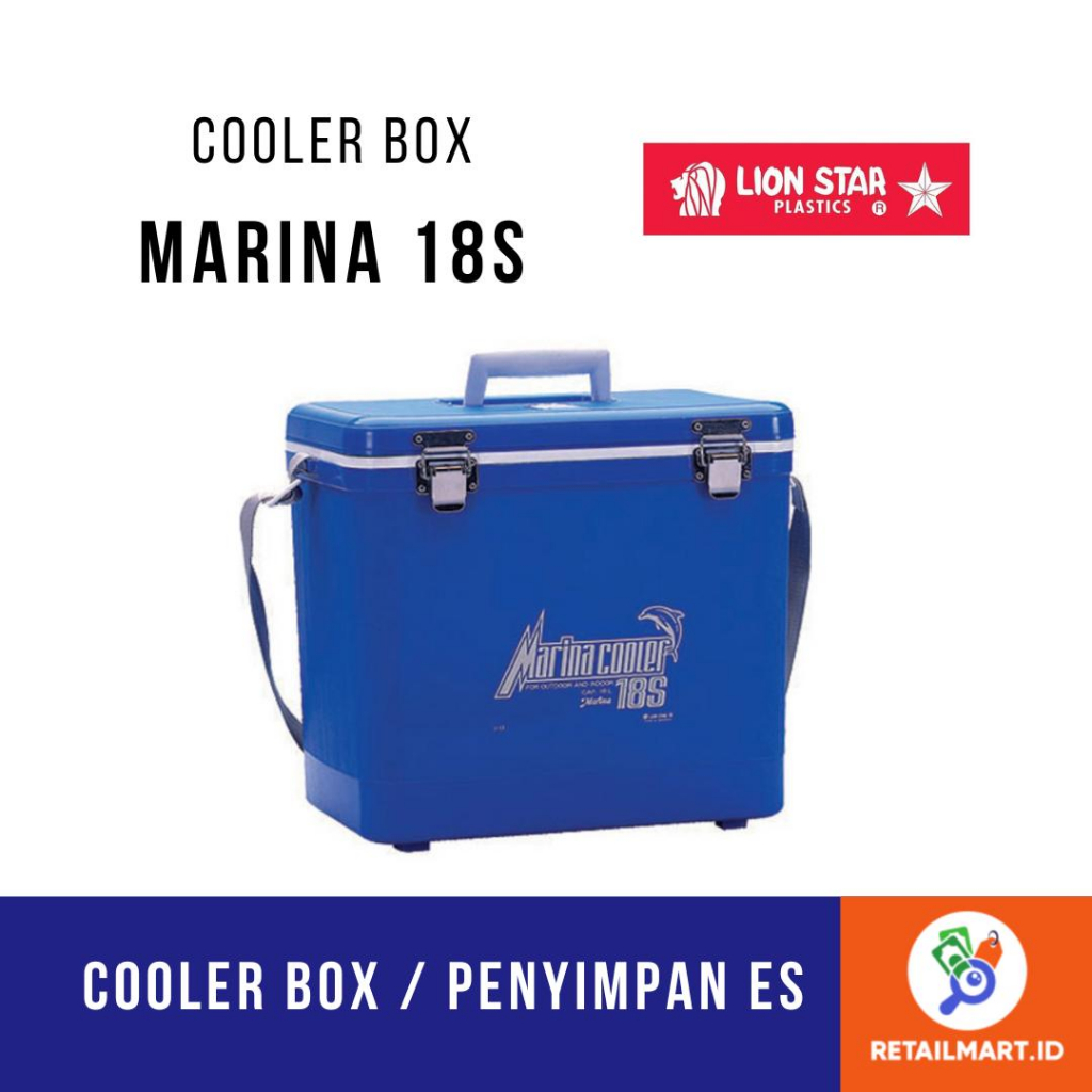 Jual LION STAR: 18S MARINA COOLER BOX / PENYIMPAN ES 16 LITER MARINA 18 ...