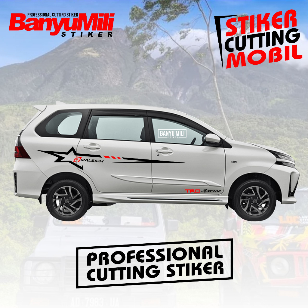 Jual Stiker mobil avanza xenia sticker body samping simple mobil avanza ...