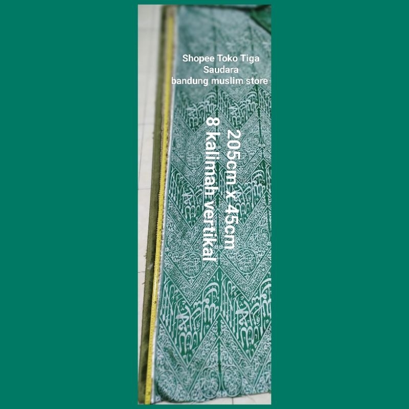 Jual kiswah makam Rasulullah Original buat sorban atau imamah 8 kalimah ...