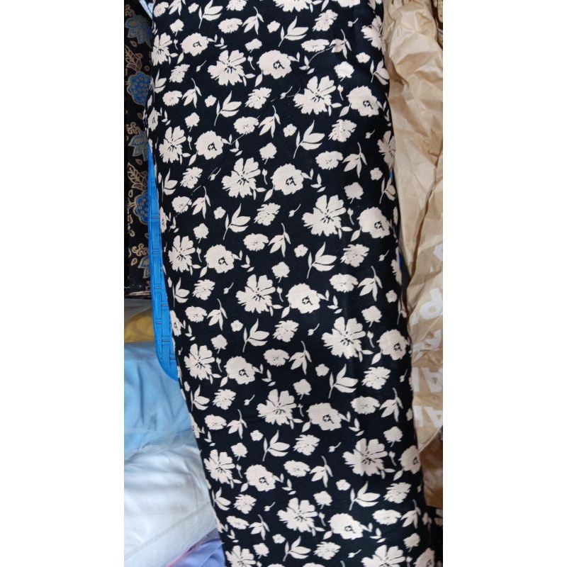 Jual kain katun rayon / linen corak bidang 150 cm (harga per 0,5 meter ...