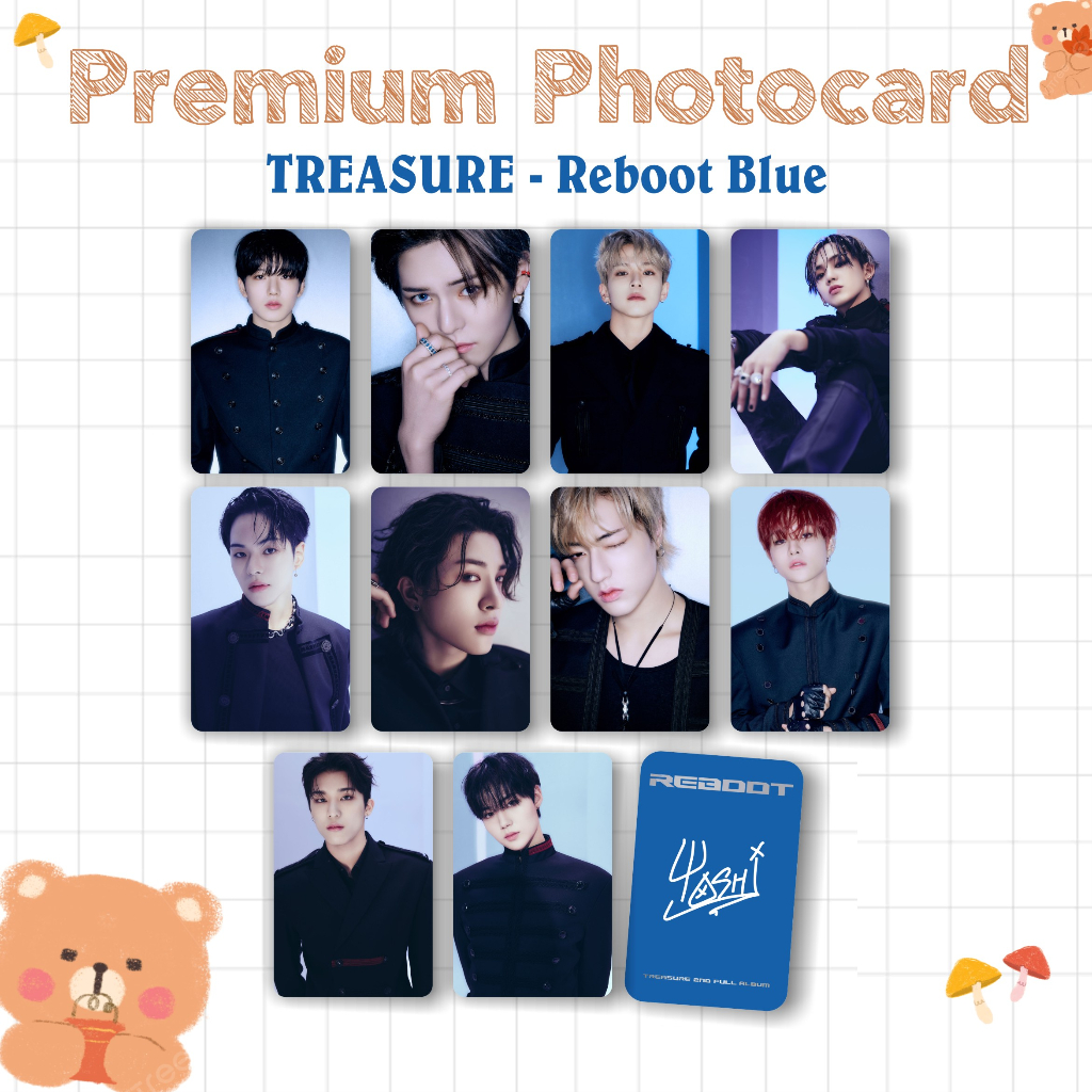 Jual Photocard PC Premium hologram TREASURE all member SET | Shopee ...