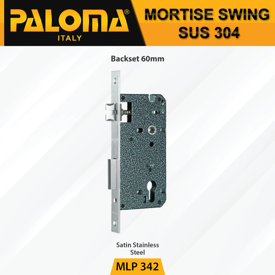 Jual PALOMA Mortise Lock Kunci Pintu Lockcase Badan Body Swing MLP 3 ...