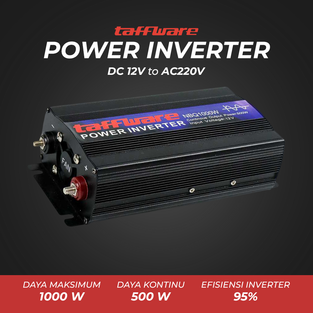 Jual Power Inverter Mobil Pure Sine Wave DC 12V to AC 220V 1000W ...