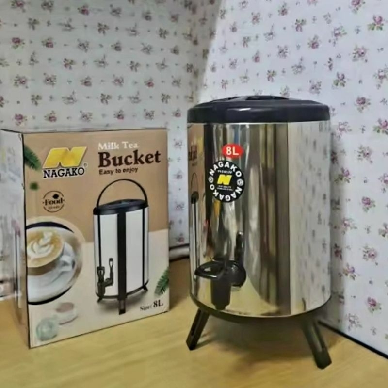 Jual Termos air panas/termos es/dispenser air/milk tea nagako 8 liter ...