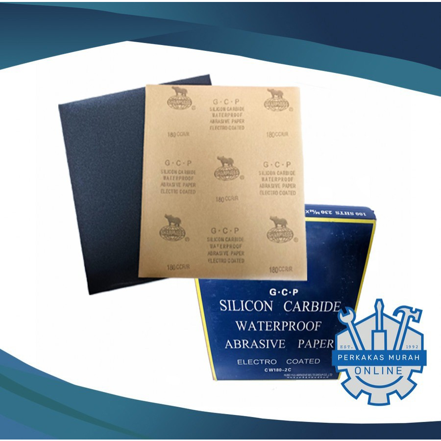 Jual Kertas amplas sheet / amplas waterproof / amplas duco 230x280 mm ...