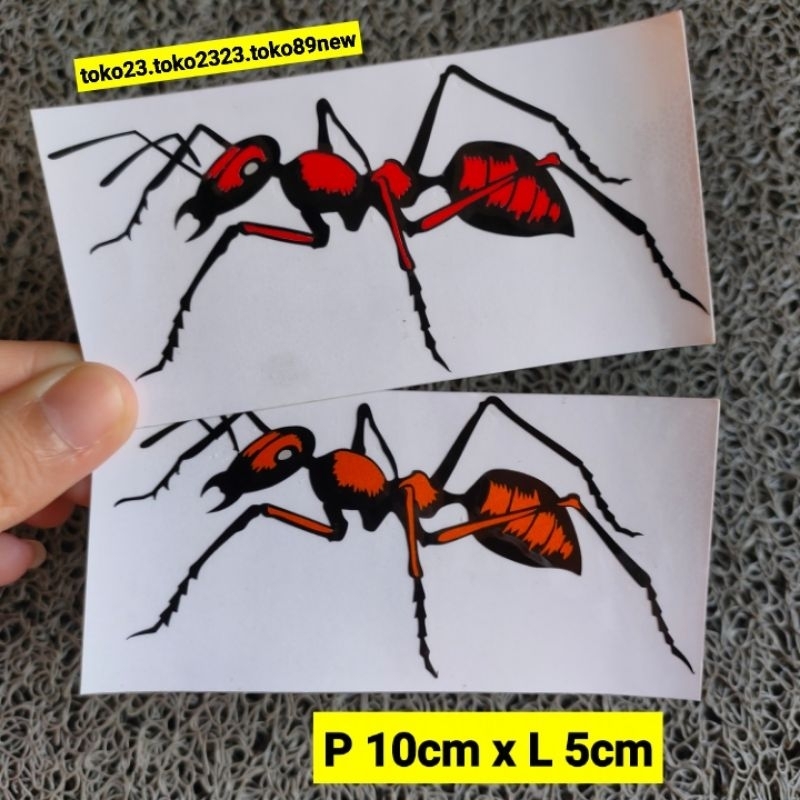 Jual stiker cutting motor gambar semut | Shopee Indonesia