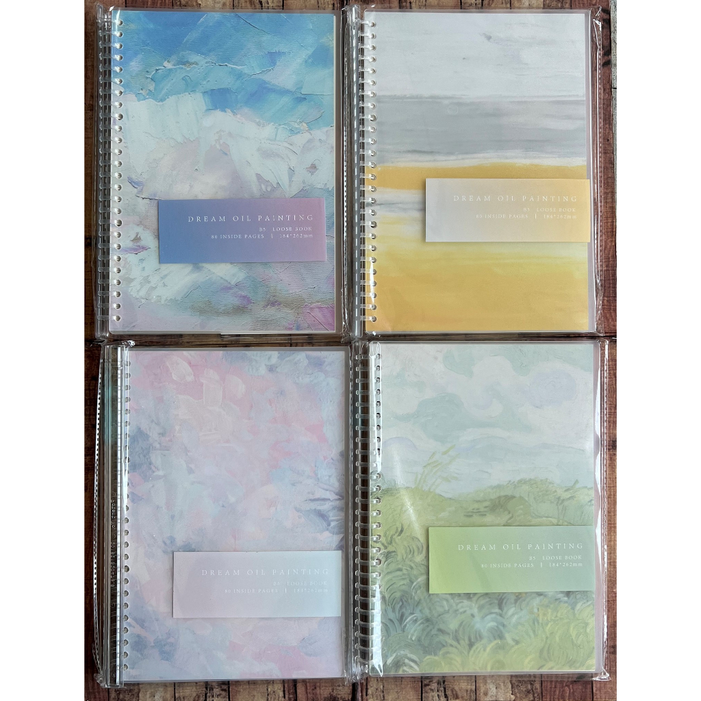Jual Binder Notepad Wengu Dream Oil Painting PL003 - Binder Note A5 B5 ...