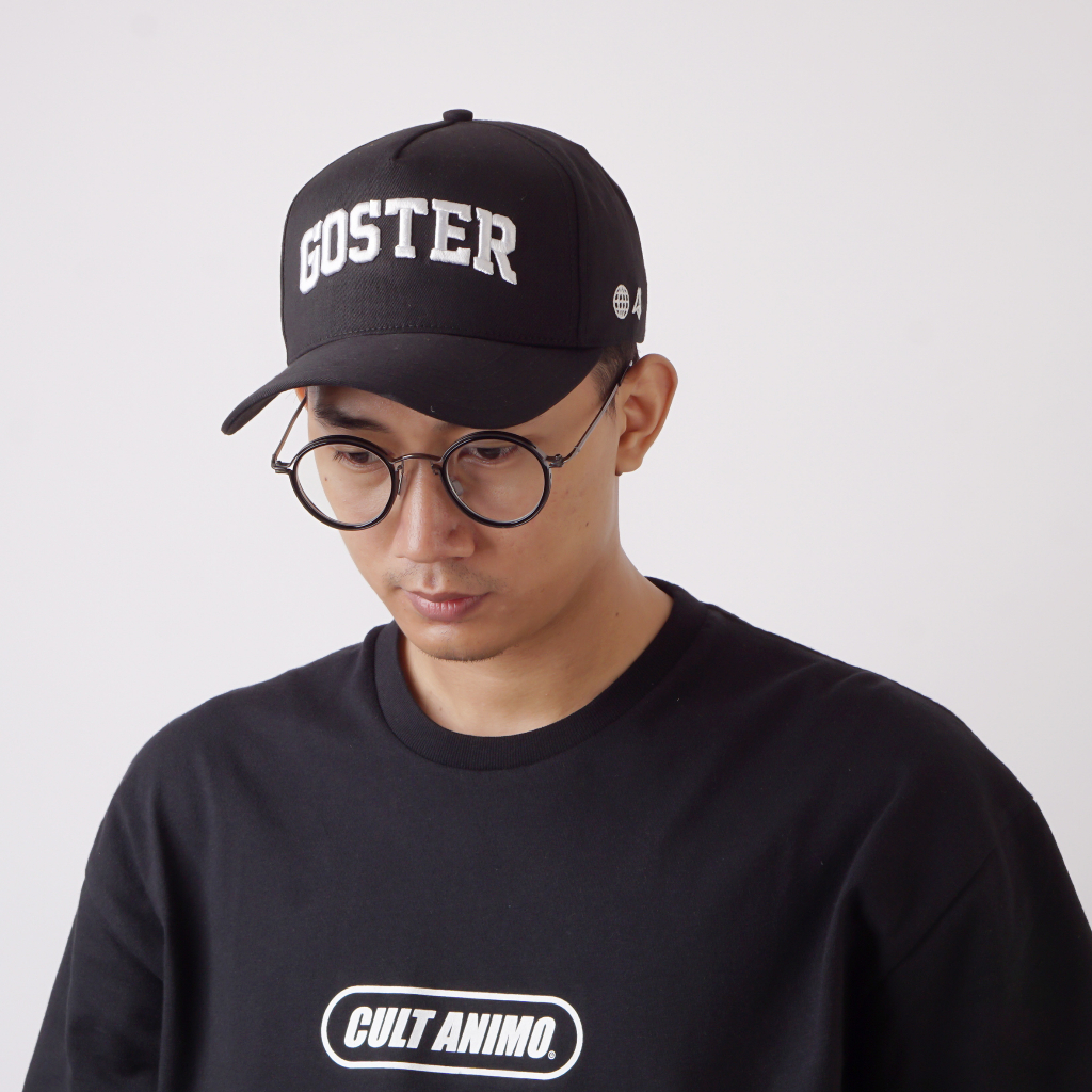 Jual Goster Baseball Caps - Riley Hitam | Shopee Indonesia