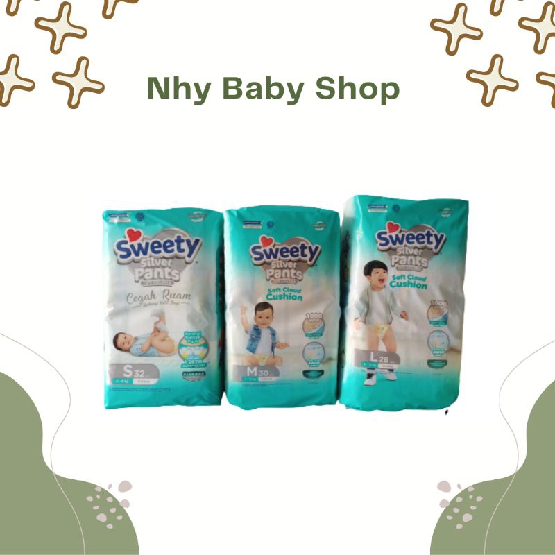 Jual Sweety Silver Pants || Tipe Celana || Size S32 M28 L28 | Shopee ...