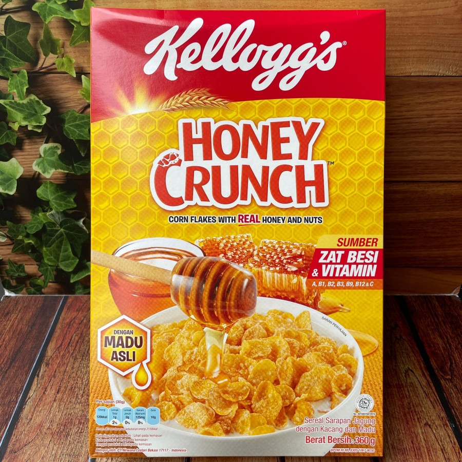 Jual Kelloggs Honey Crunch Corn Flakes - 360G | Shopee Indonesia