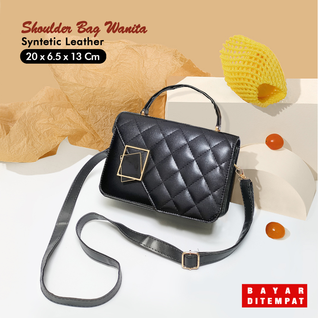 Jual Tas selempang wanita hand bag kulit sintetis murah sling bag cewek shoulder bag polos tas ...