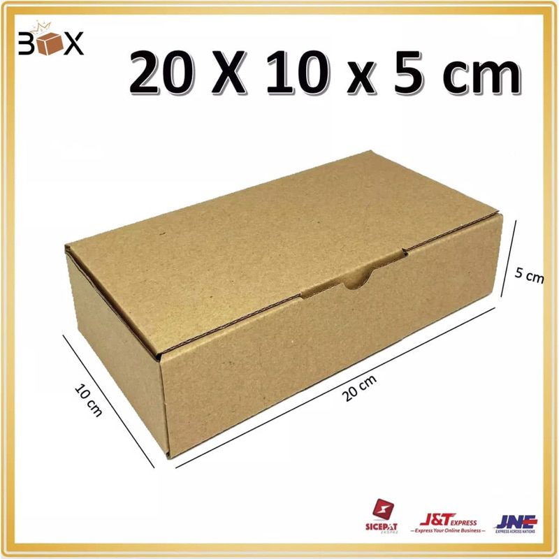 Jual 10 Pcs Kardus Packing 20x10x5 cm Box polos baru | Box ...