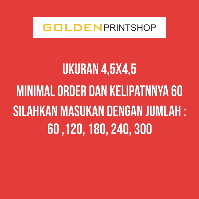 Jual Cetak Sticker Custom Bahan Cromo Label Stiker Kemasan Produk ...