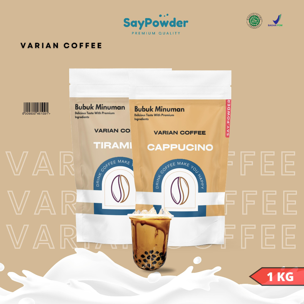 Jual Bubuk Minuman Varian Coffee Premium 1000 Gram Serbuk Minuman ...