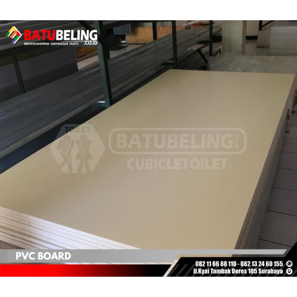 Jual PVC Board Cutting Tebal 5mm Standard Variasi Ukuran Lembaran Papan Triplek Kedap Air ...