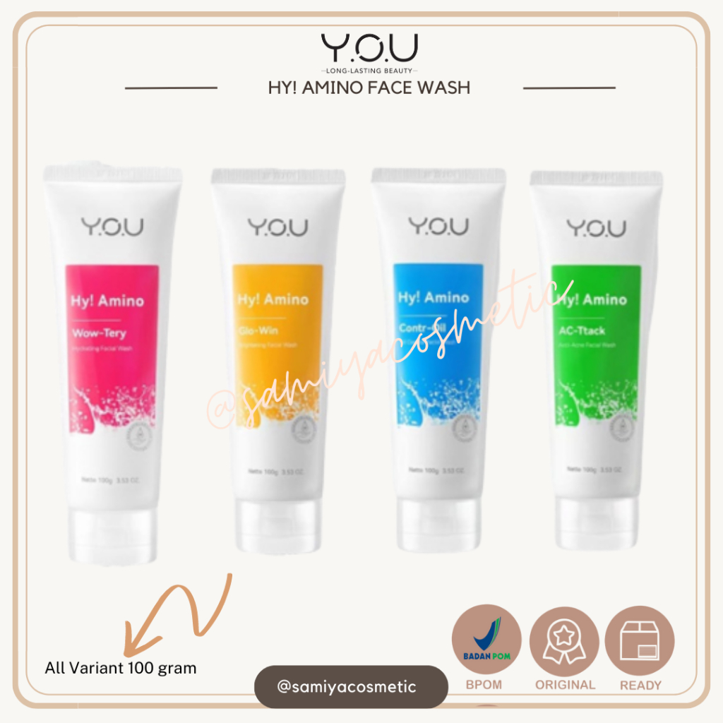 Jual You Hy! Amino Facial Wash Brightening | Hydrating | Anti Acne ...