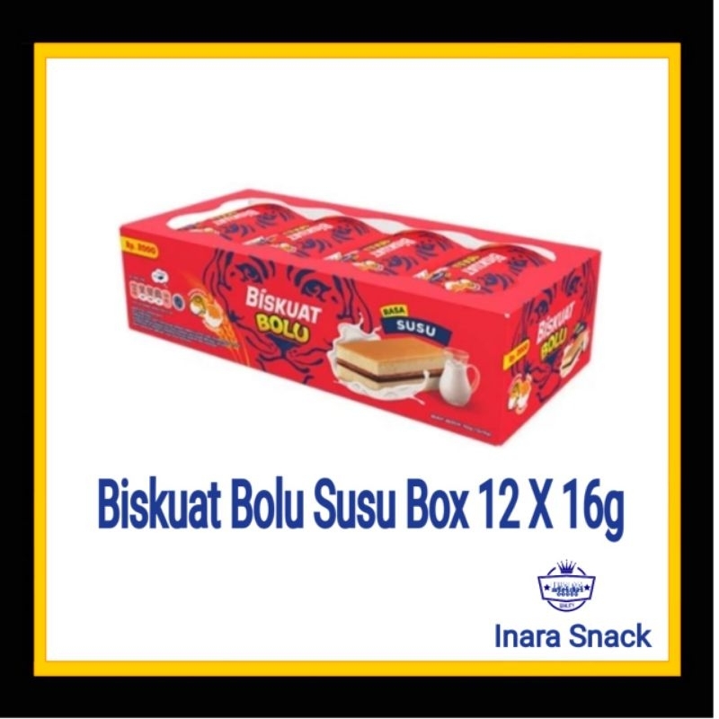 Jual Biskuat Bolu Susu Box 12 X 16g | Shopee Indonesia