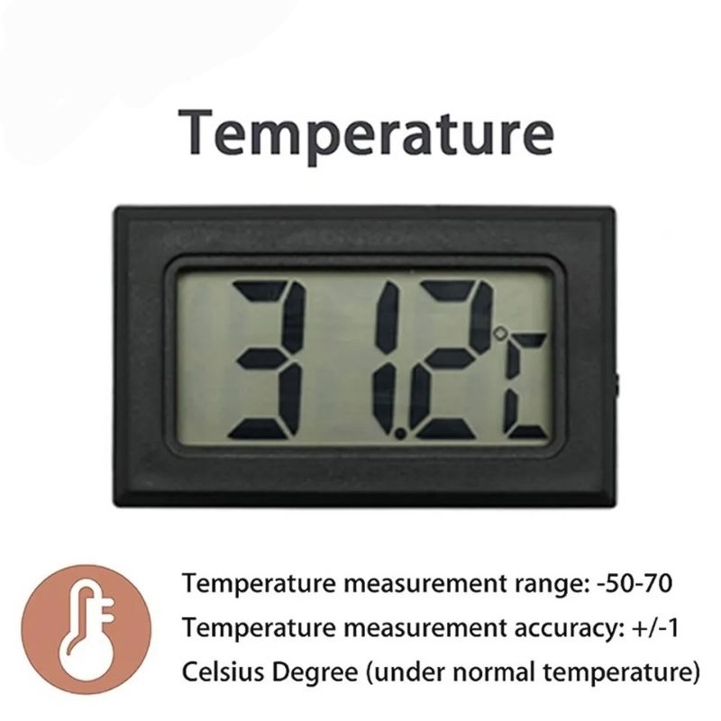 Jual termometer digital freezer kulkas chiller refrigerator cold ...