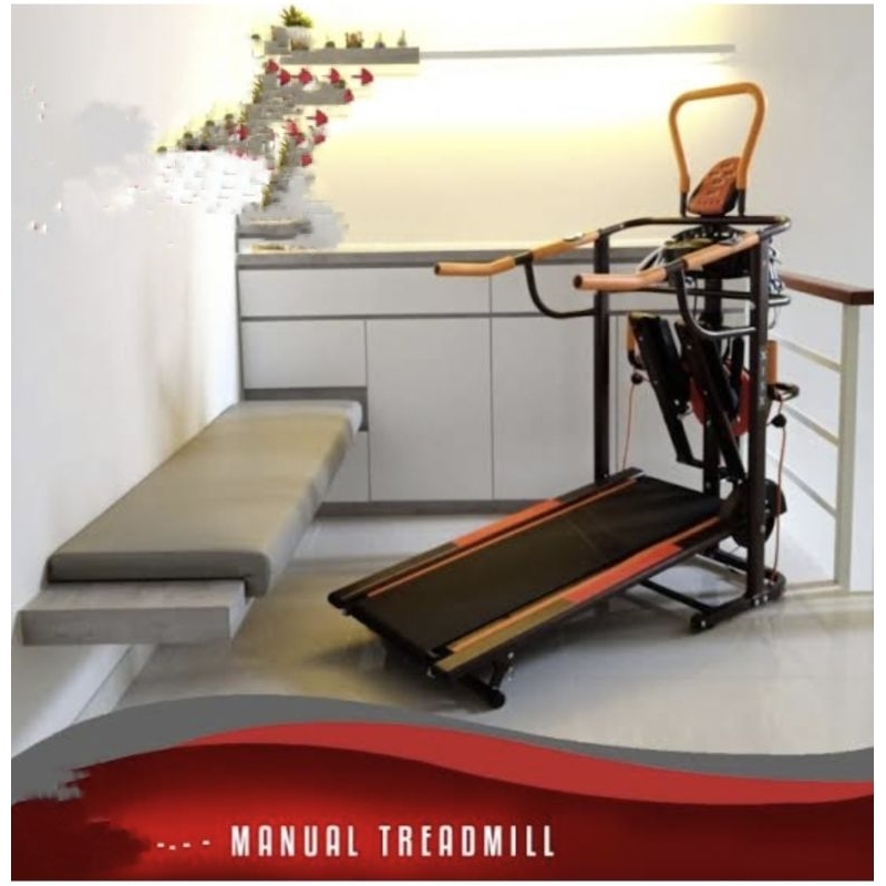 Jual Alat Olah Raga Lengkap Treadmil Manual 6 Fungsi/penghancur Lemak ...