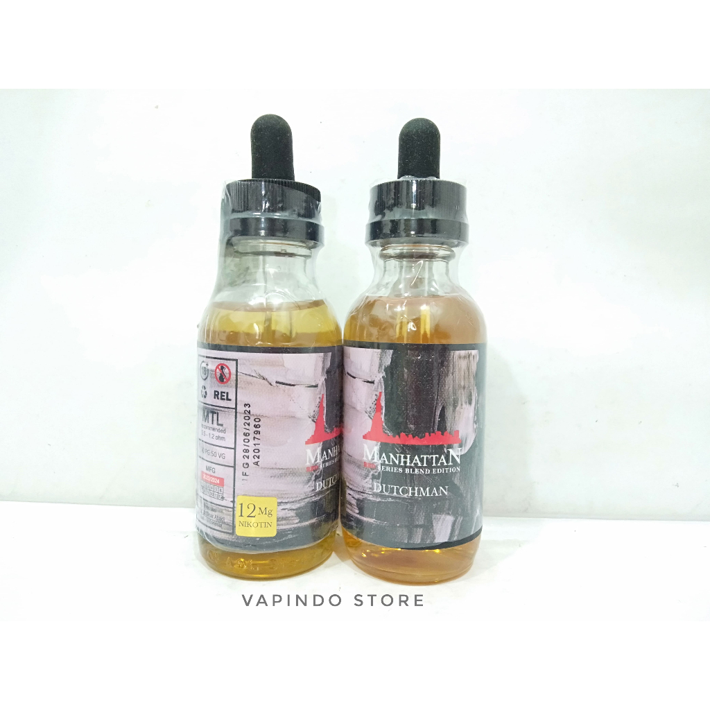 Jual NIC 12MG MANHATTAN DUTCHMAN 60ML TOBACCO DRY AND SMOKEY LIQUID ...