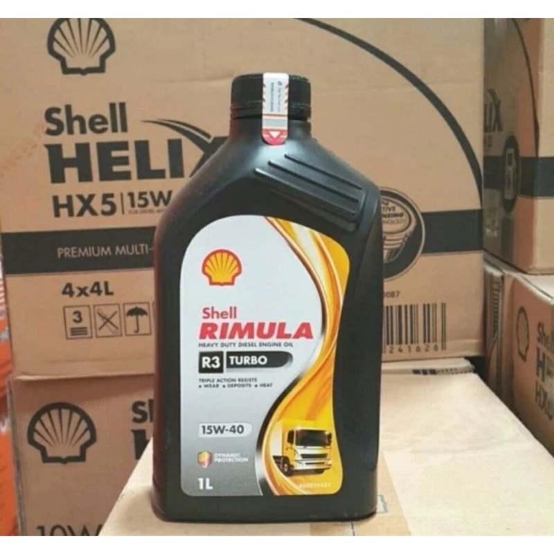 Jual OLI/OIL SHELL RIMULA R3 TURBO HEAVY DUTY DIESEL 15W 40 KEMASAN 1 ...
