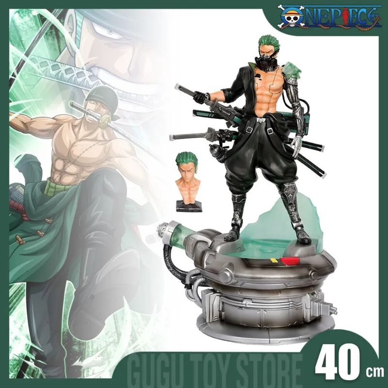 Jual Action Figure One Piece Roronoa Zoro Cyborg LED | Shopee Indonesia