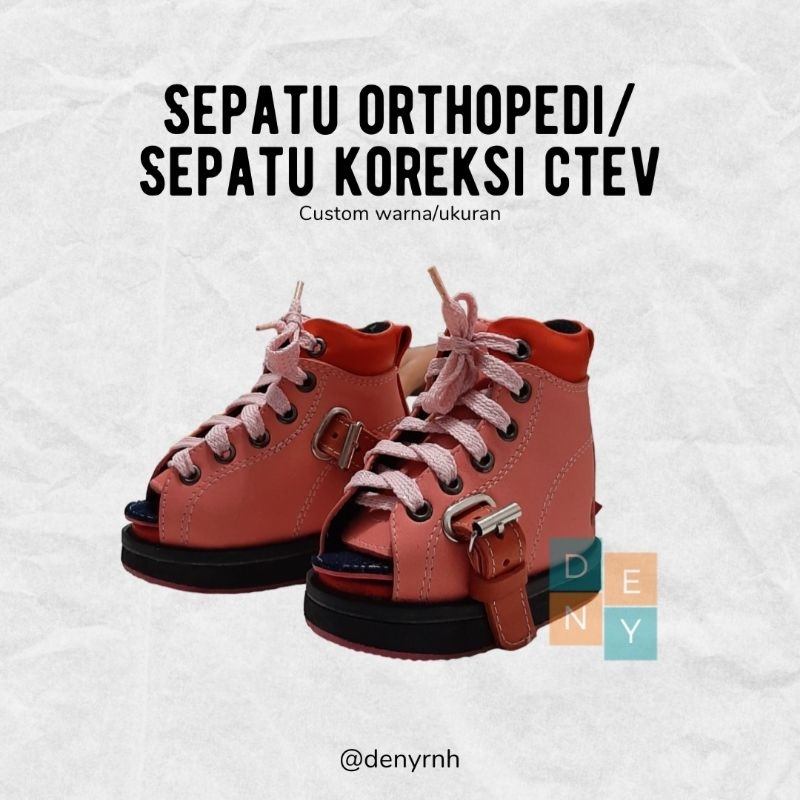 Jual Sepatu Orthopedi (Sepatu Koreksi CTEV/Kaki Pengkor) + termasuk ...