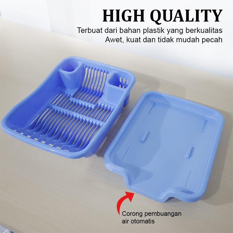Jual Rak Piring Sendok Plastik Anti Pecah Bahan Tebal Perlengkapan ...
