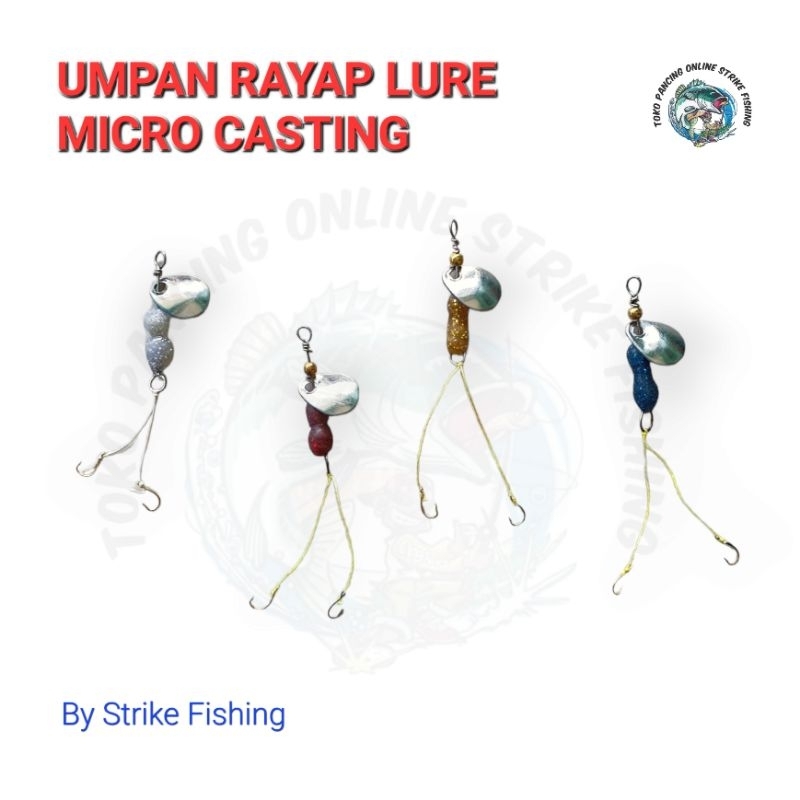 Jual UMPAN RAYAP LURE CASTING WADER,NILA,RED DEVIL | Shopee Indonesia
