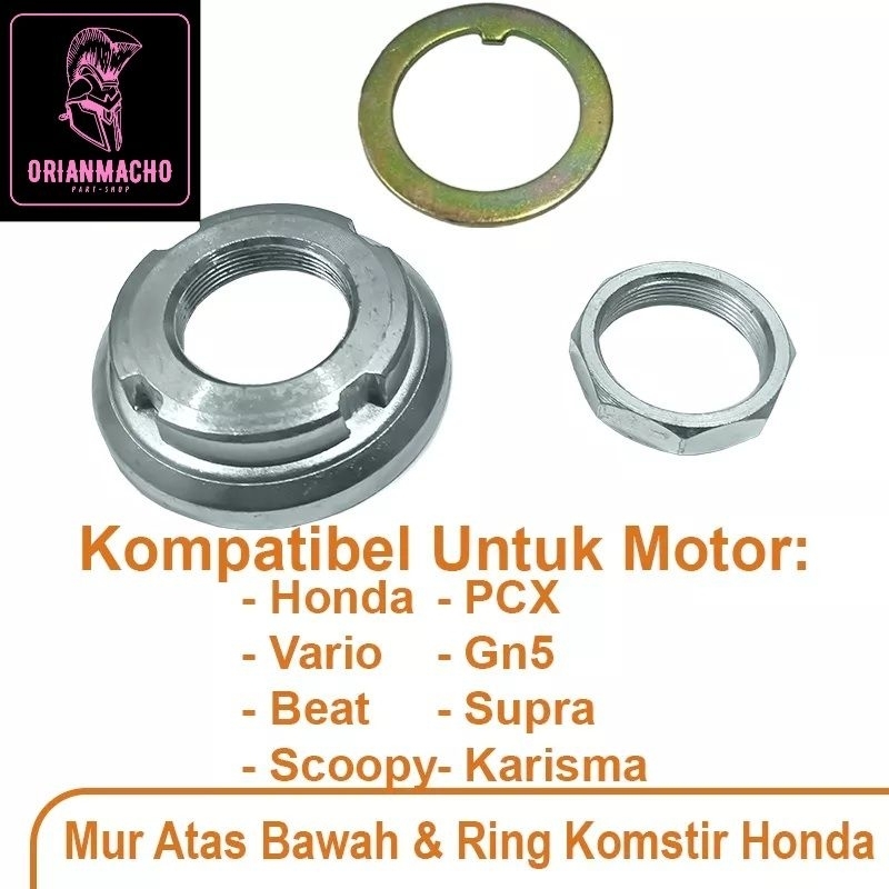 Jual Mur Baut Mangkok Komstir ADV PCX Vario Genio Scoopy Beat Original ...