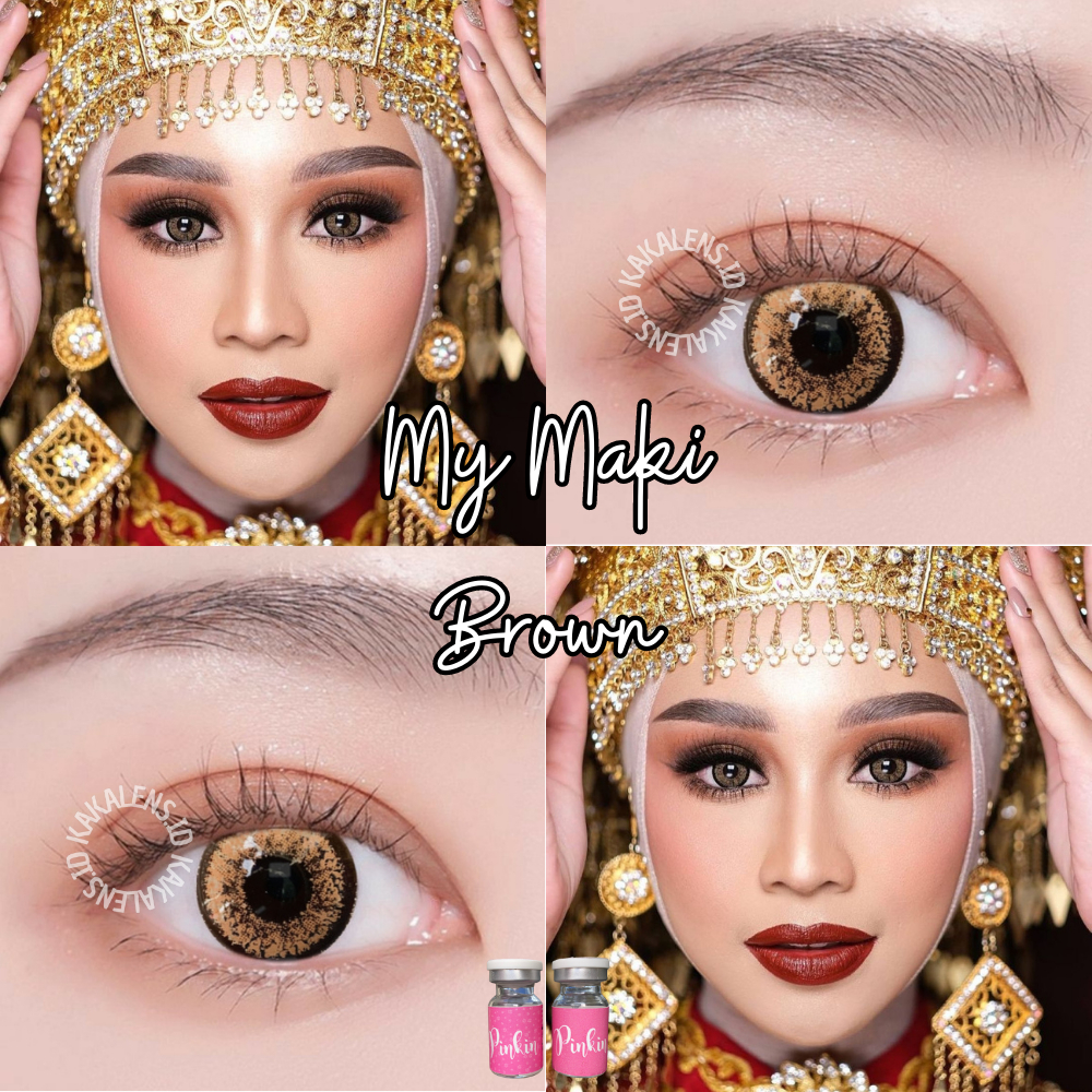 Jual KAKALENS My Maki Brown Wedding Lens / Softlen My Maki Coklat by ...