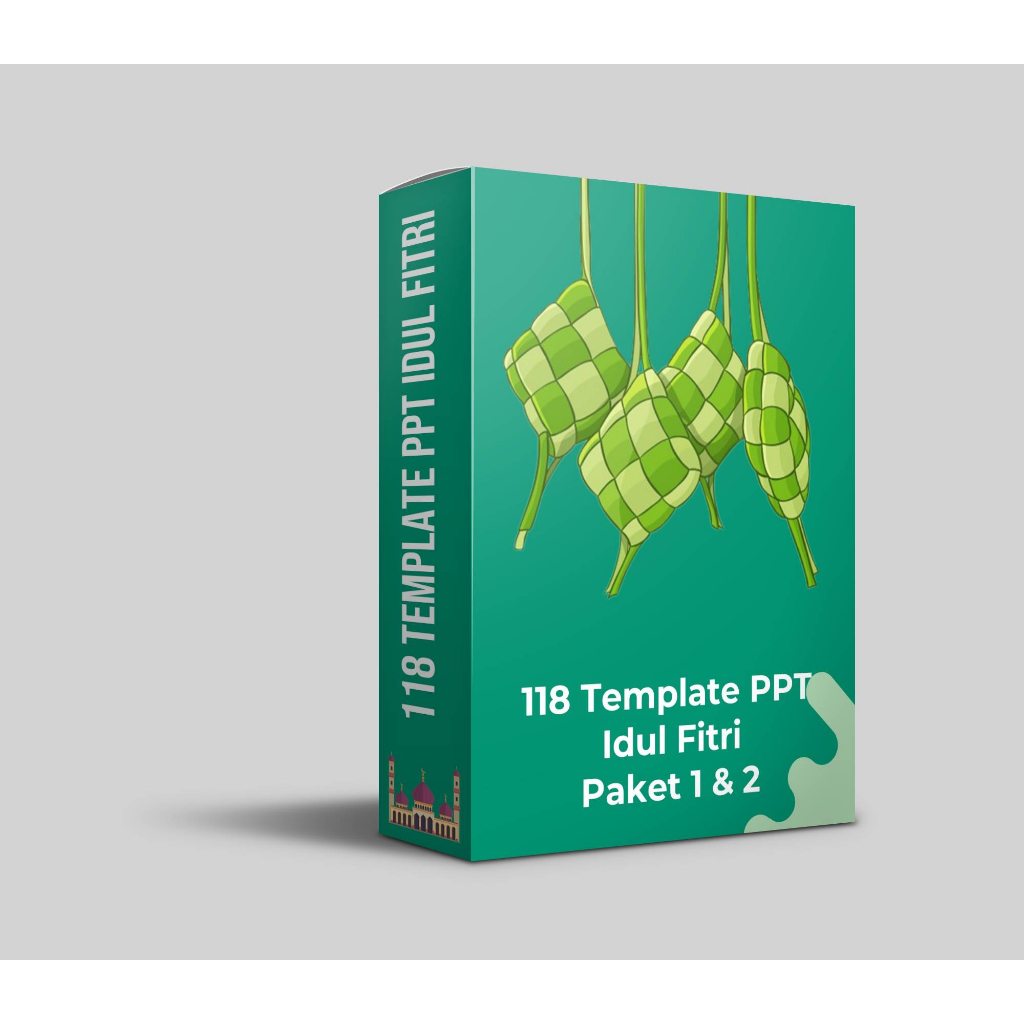 Jual 118 Template PPT Idul Fitri Paket 1 & 2 | Shopee Indonesia