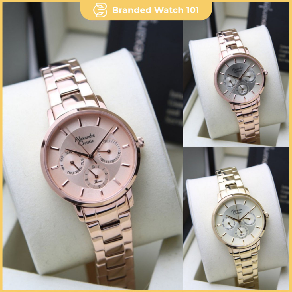 Jual ORIGINAL Jam Tangan Wanita Alexandre Christie AC 2A44/AC2A44/2A44 ...