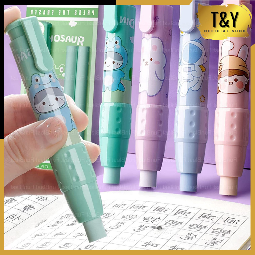 Jual T&Y Penghapus Pensil Mekanik Karakter Lucu Penghapus Pencil ...