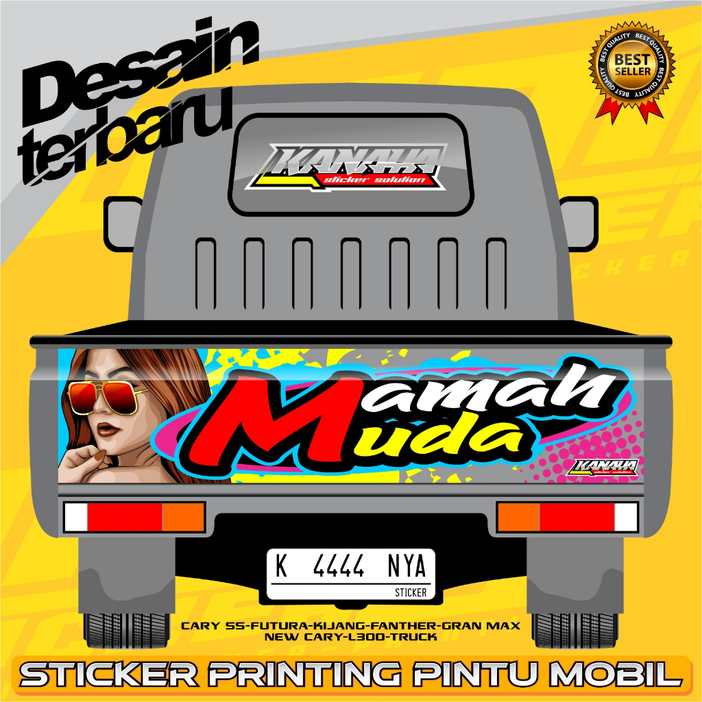 Jual Sticker Pintu Belakang Mobil Pick Up Panter / Grandmax / L300 ...