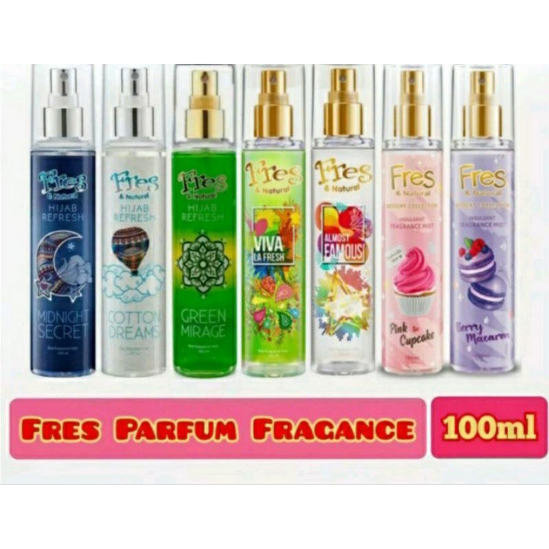 Jual Fresh and natural body mist perfume badan 100ml | Shopee Indonesia