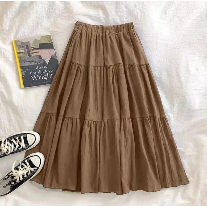 Jual Rok Bawahan wanita IMA kekinian terbaru 2024 / rok panjang simpel ...