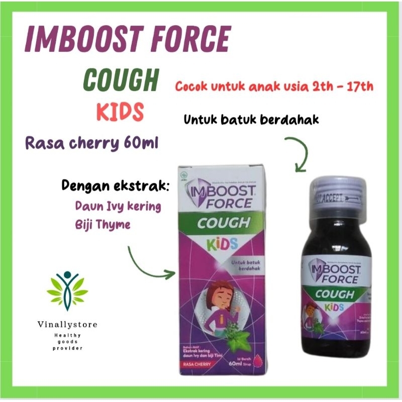 Jual IMBOOST FORCE COUGH SIRUP Cherry 60ml (pengganti prospan obat ...