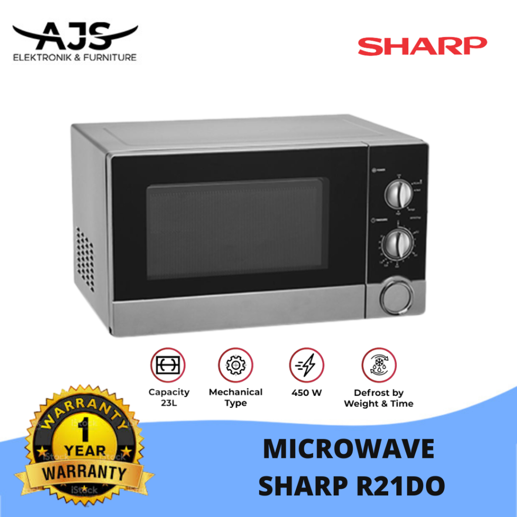 Jual MICROWAVE SHARP R21D0/RR20 STRAIGHT MICROWAVE 23 LITER/20LITER ...