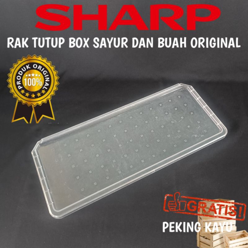 Jual RAK TUTUP BOX SAYUR DAN BUAH KULKAS SHARP 1 PINTU DAN 2 PINTU ...