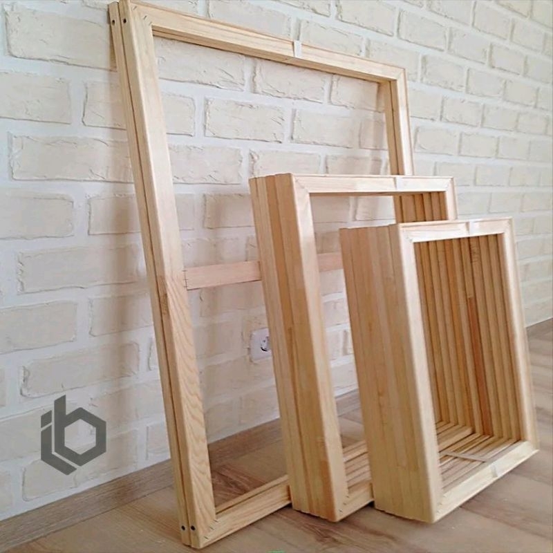 Jual Spanram Kayu / Spanram Kayu Jati Belanda / Spanram Ukuran 60x80 ...