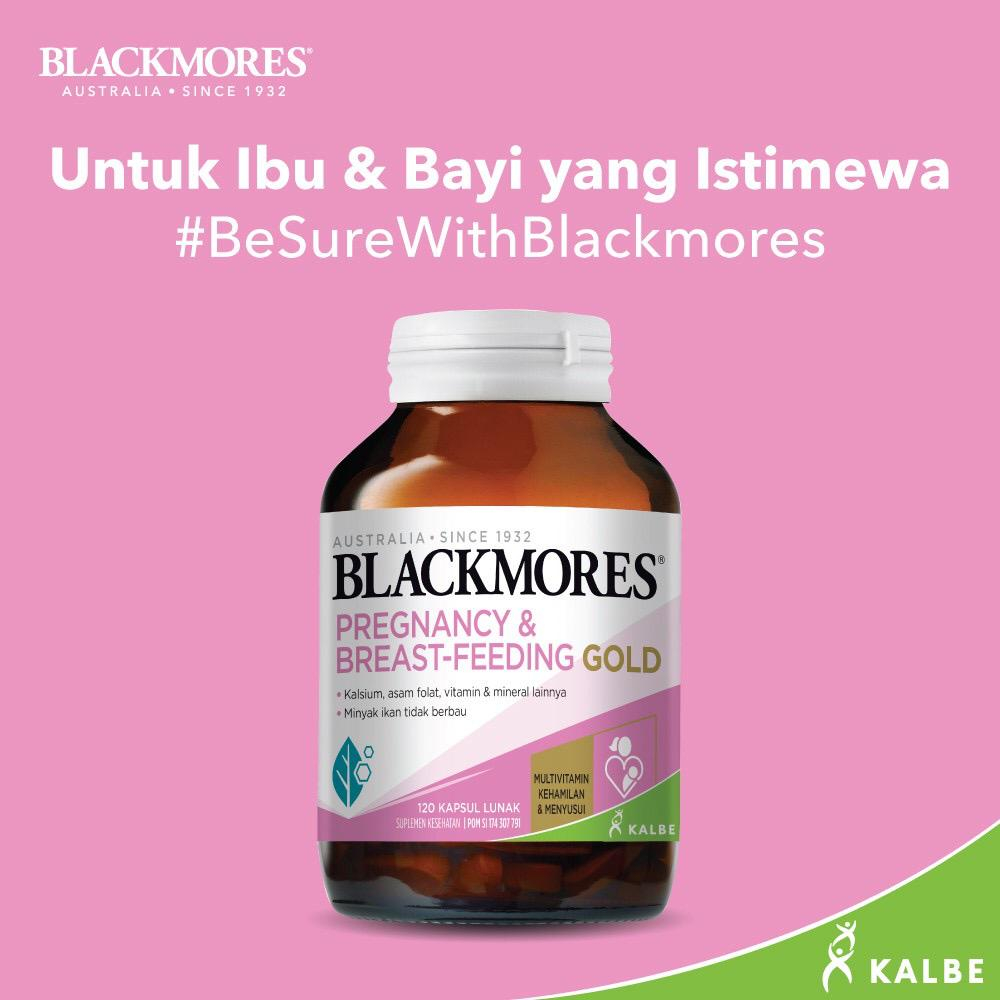 Jual Blackmores Pregnancy And Breastfeeding Gold BPOM Kalbe 60 Caps ...