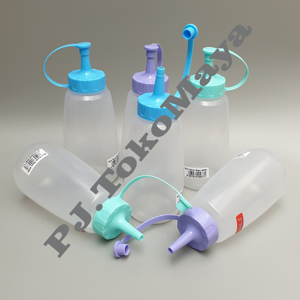 Jual Botol Saos Mayones Kecap Viola Maya 400 ML / Botol Kecap Mayones ...