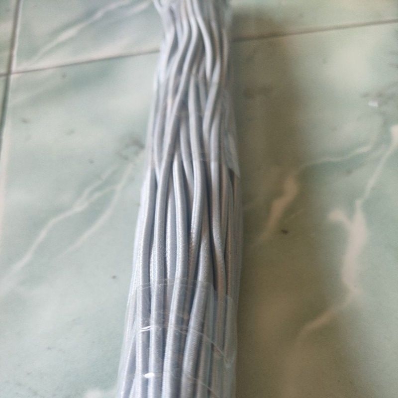Jual tali elastis 3mm panjang 20meter-tali frame tenda 20meter-tali ...