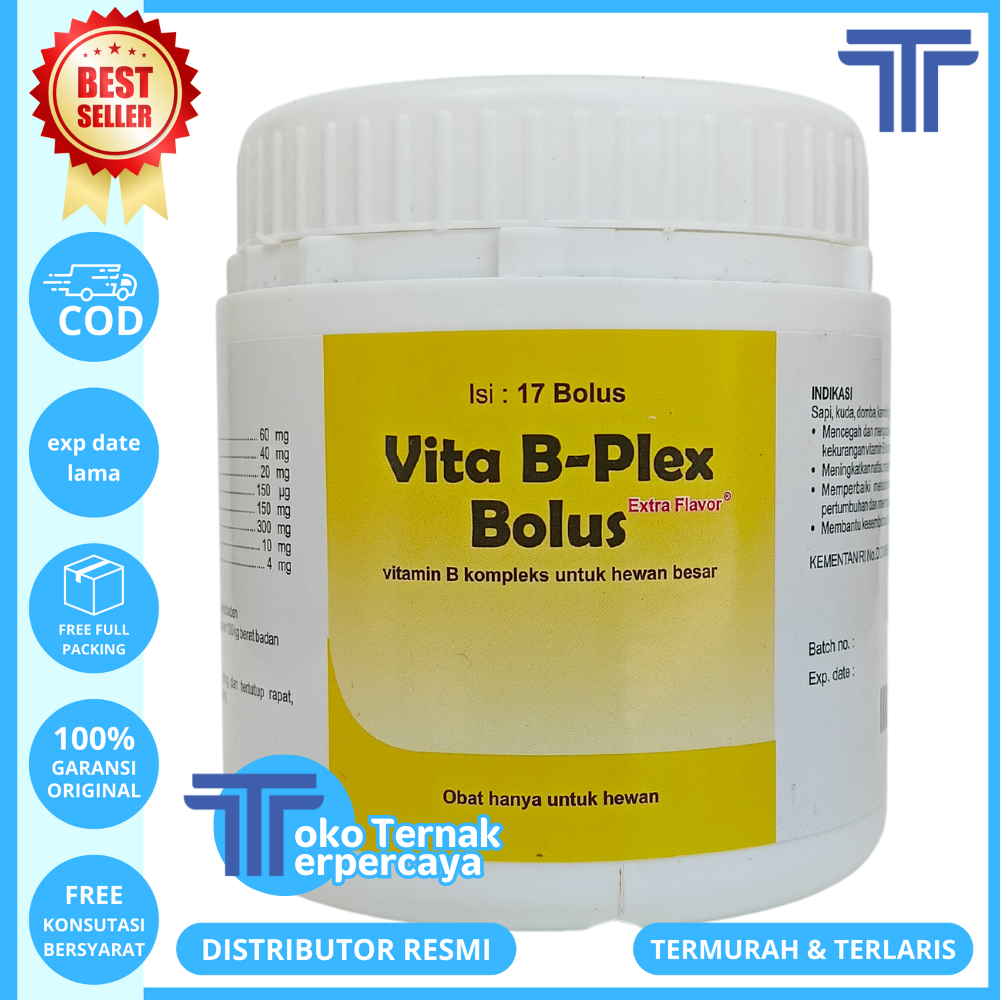 Jual VITA B PLEX BOLUS 1 POT - Vita B-Plex Bolus, Vita BPlex Bolus ...