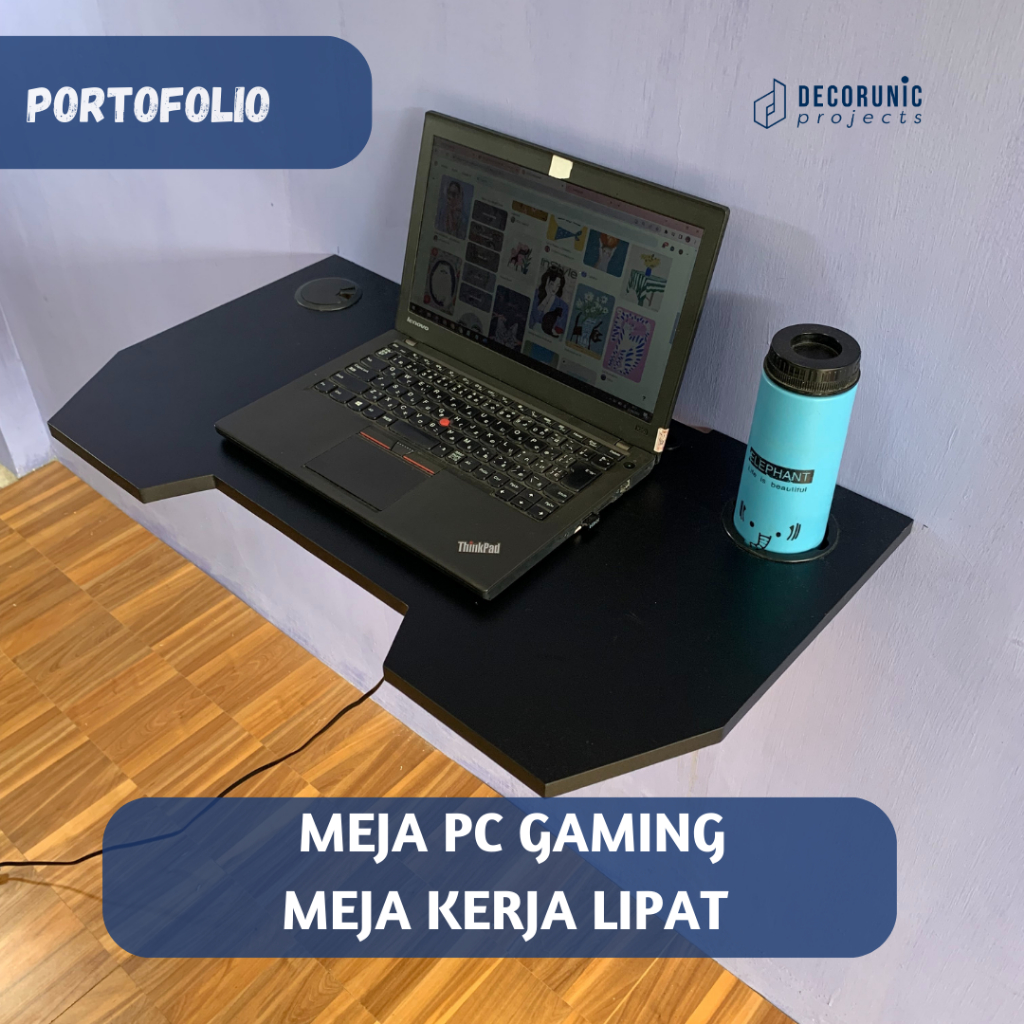 Jual Meja Lipat Dinding Gaming Holder Meja Kerja Lipat Minimalis ...
