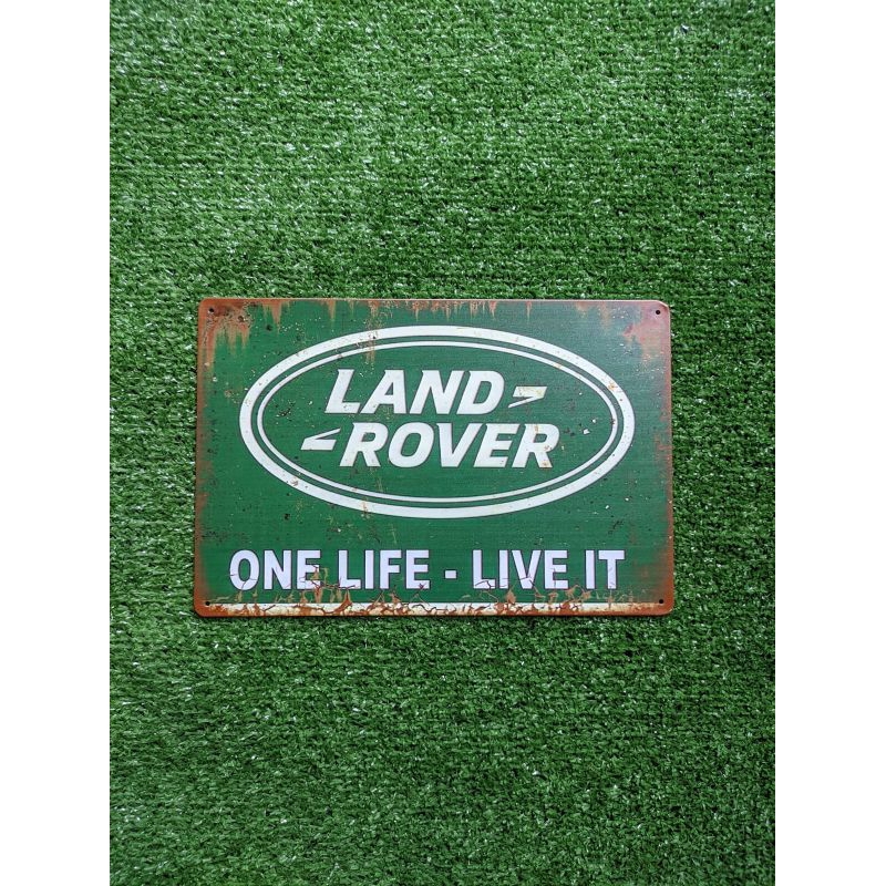Jual Poster kaleng metal motif Vintage/Enamel/Tin sign Land Rover (One ...