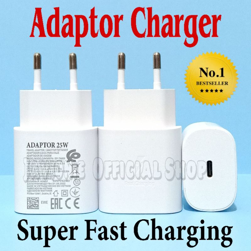 Jual NEW Travel Adaptor Kepala Charger Casan Cas SAMSUNG TAB A9 A9+ A05 ...