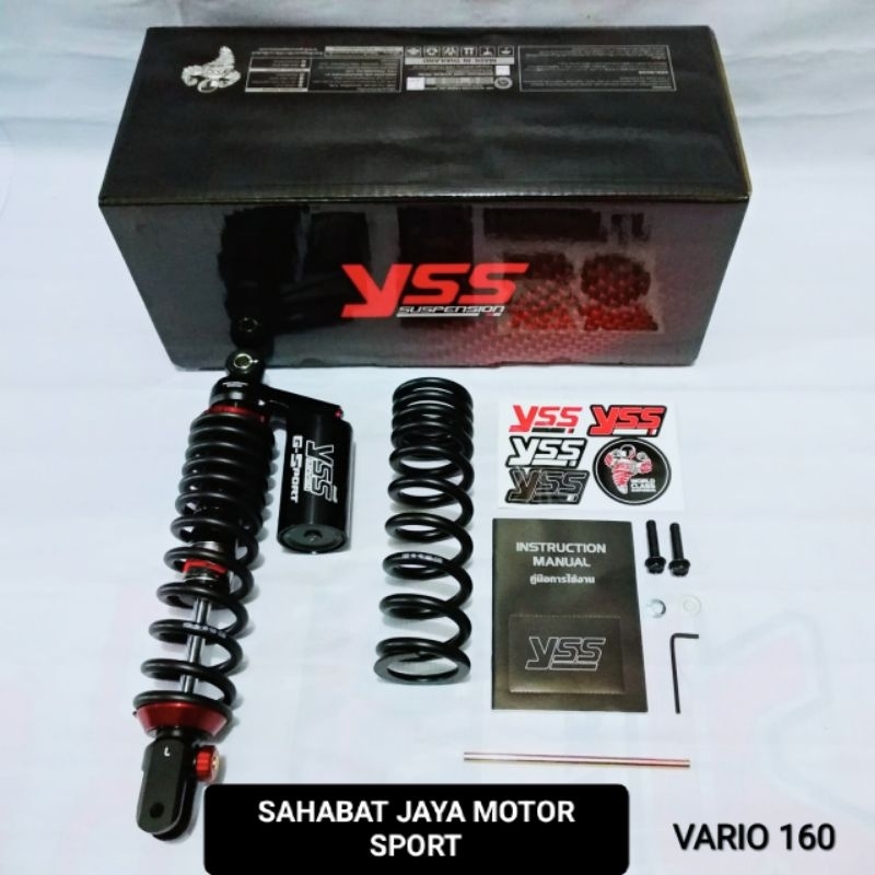 Jual Shock Tabung YSS G-SPORT Rebound Vario 160 CBS Vario 160 ABS 340MM ...